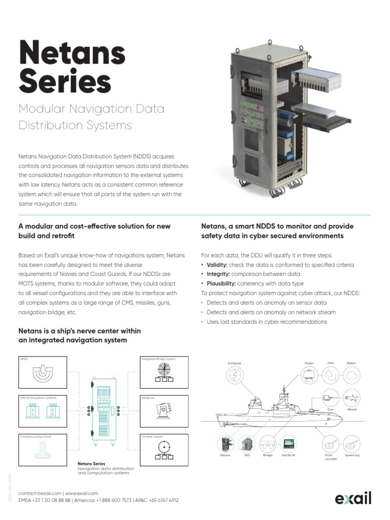 Datasheet Netans Seriesexail | PDF | Navigation | Inertial Navigation ...