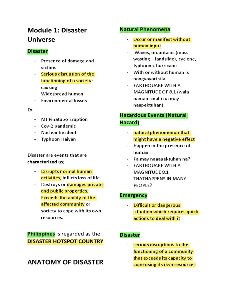 Understanding Disaster Risk Factors | PDF | Natural Disasters | Hazards