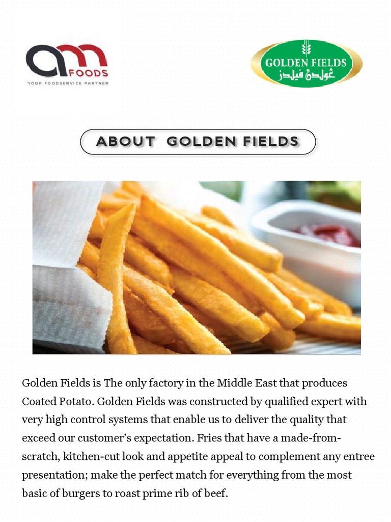 AM Foods Golden Fields Fries | PDF