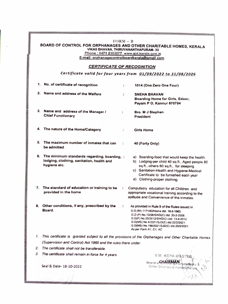 Registration Certificate | PDF