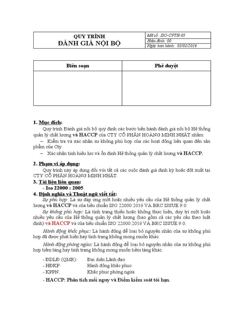 Hmn-Iso-03 QT Đánh Giá N I B | PDF