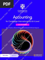 Accounting For Cambridge International As & A Level | PDF