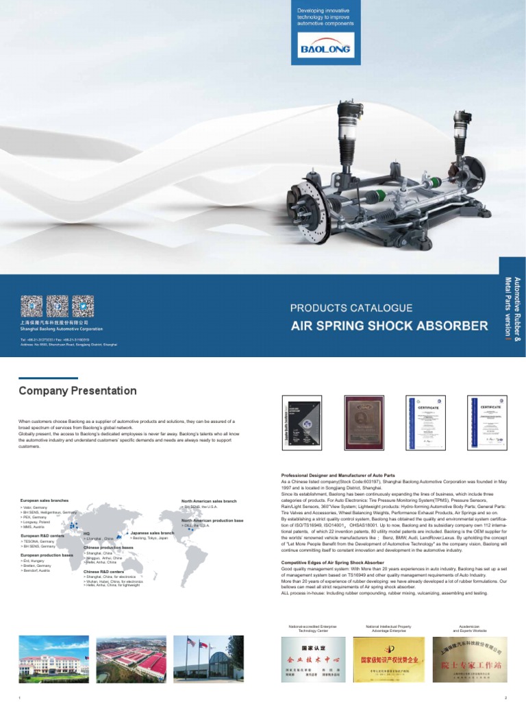 Shanghai Baolong Auto Parts Overview | PDF
