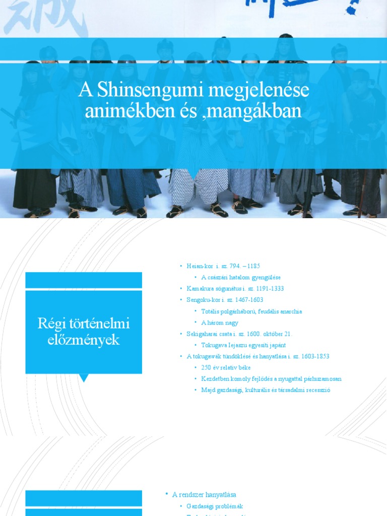 Shinsengumi Anime Megjelenései | PDF