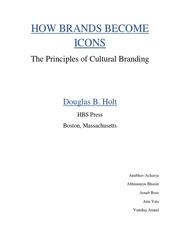 How Brands Become Icons | PDF | Brand | Budweiser