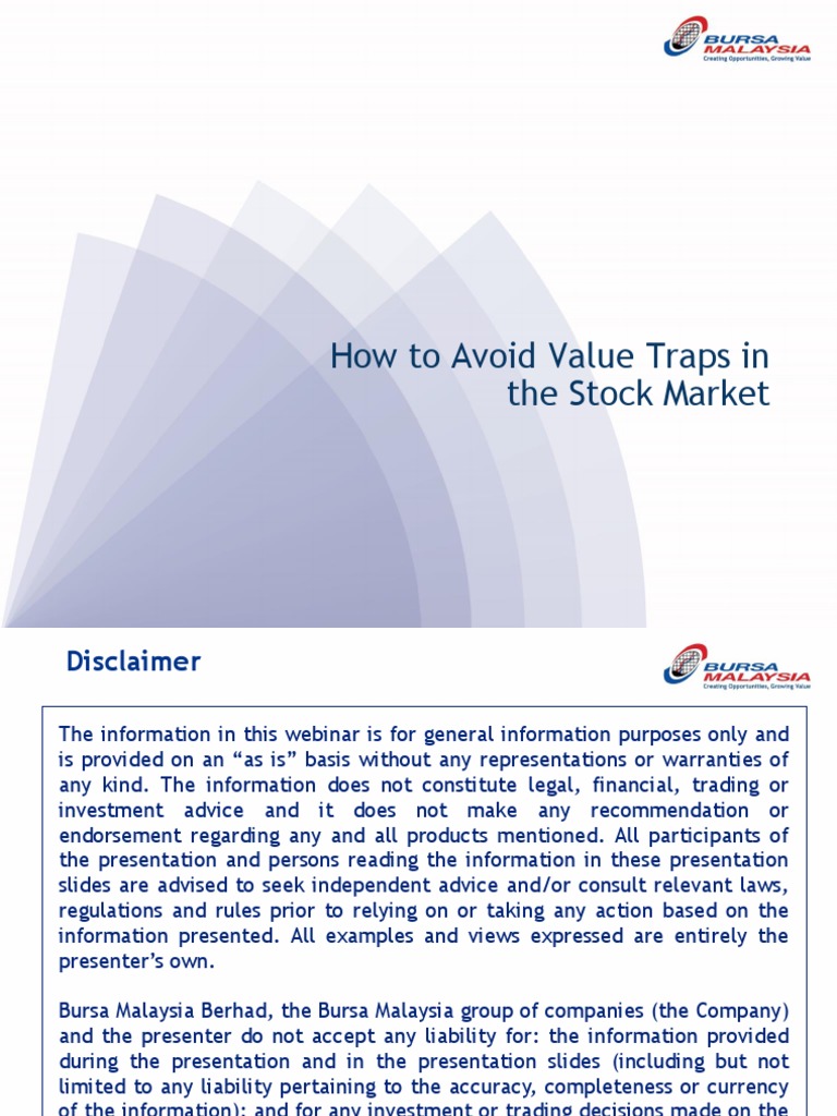 How To Avoid Value Traps in The Stock Market | PDF | Investing | Dividend