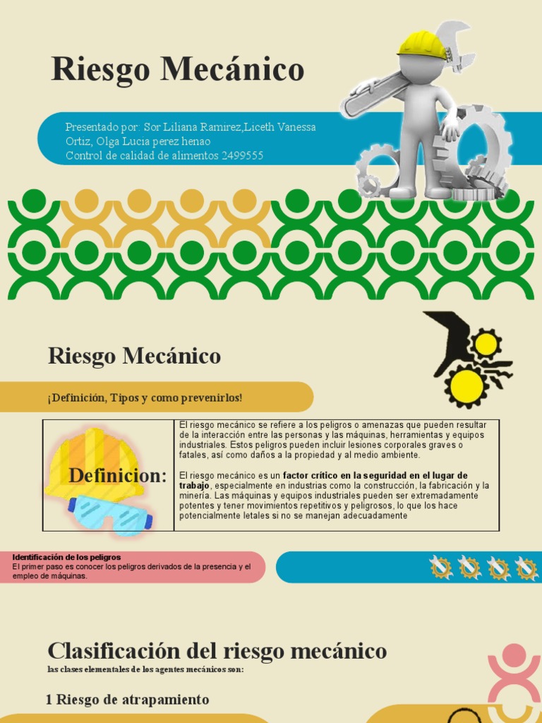 Riesgo Mecanico SST | PDF | Herramientas