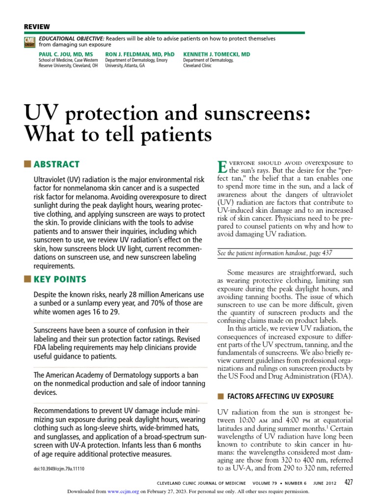 SPF Dan Sunscreen | PDF