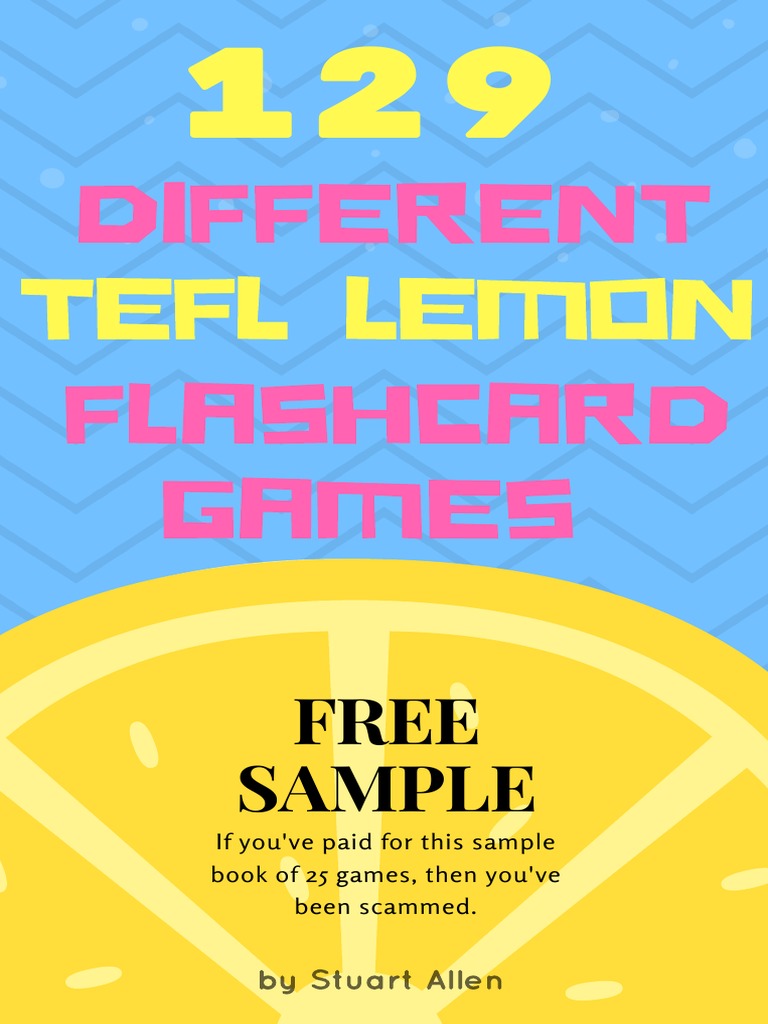 25 TEFL Lemon Flashcard Games | PDF | Flashcard | Clothing