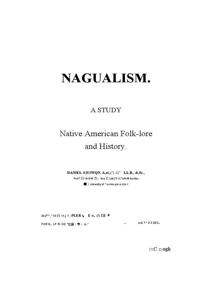 Nagualism 1 | PDF