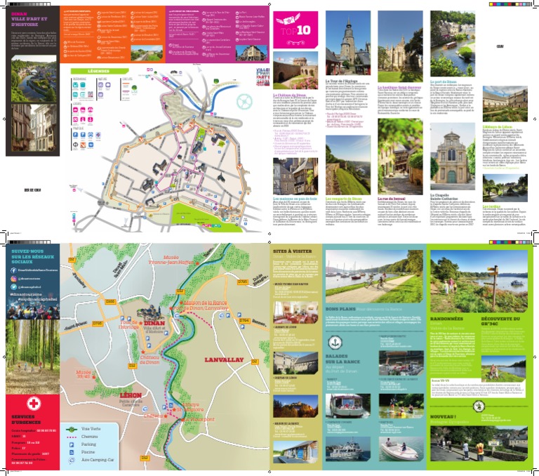 Plan de Dinan en Francais | PDF | Architecture chrétienne