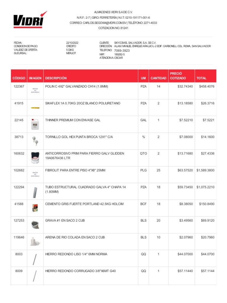 Skycom 241022 Laminas | PDF