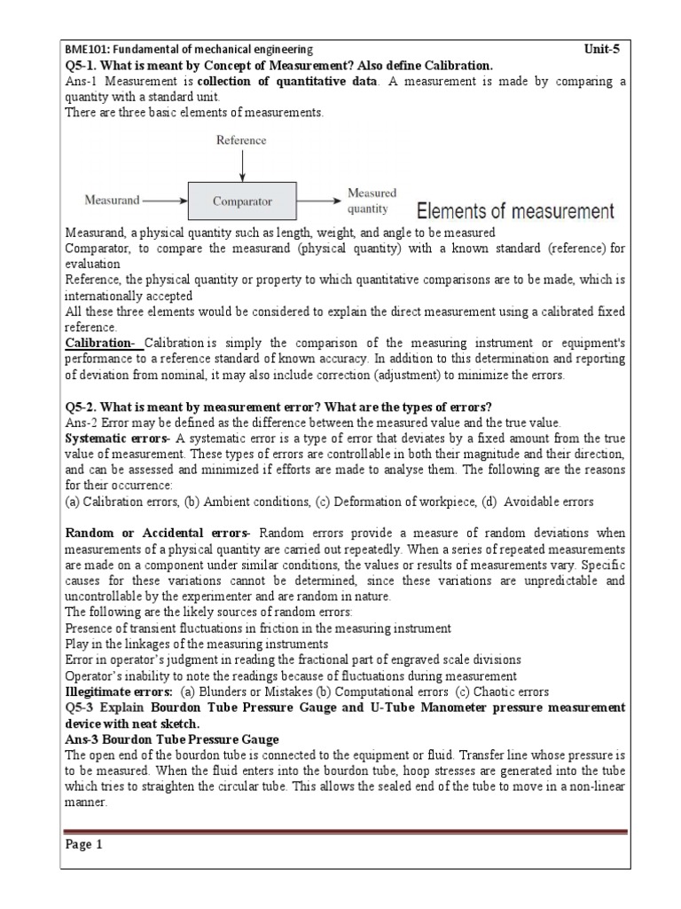 Unit 5 MECHATRONICS | PDF | Pressure Measurement | Belt (Mechanical)