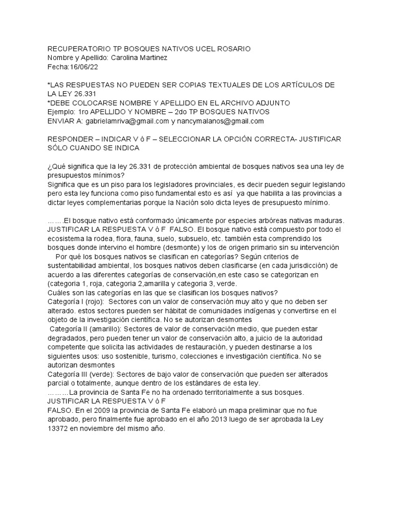 Bosques Nativos | PDF | Los bosques | Entorno natural