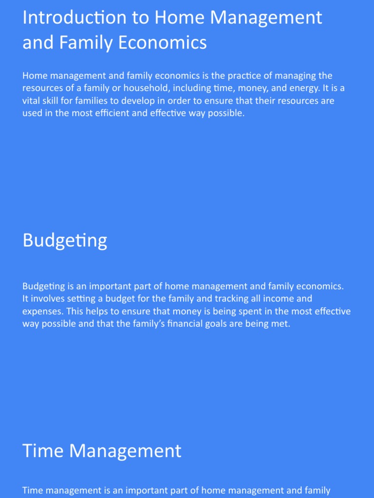 Home Management and Family Economics | PDF | Energy Conservation ...