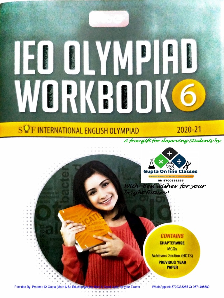 Class 6 IEO 2020 21 Work Book Pkgupta | PDF