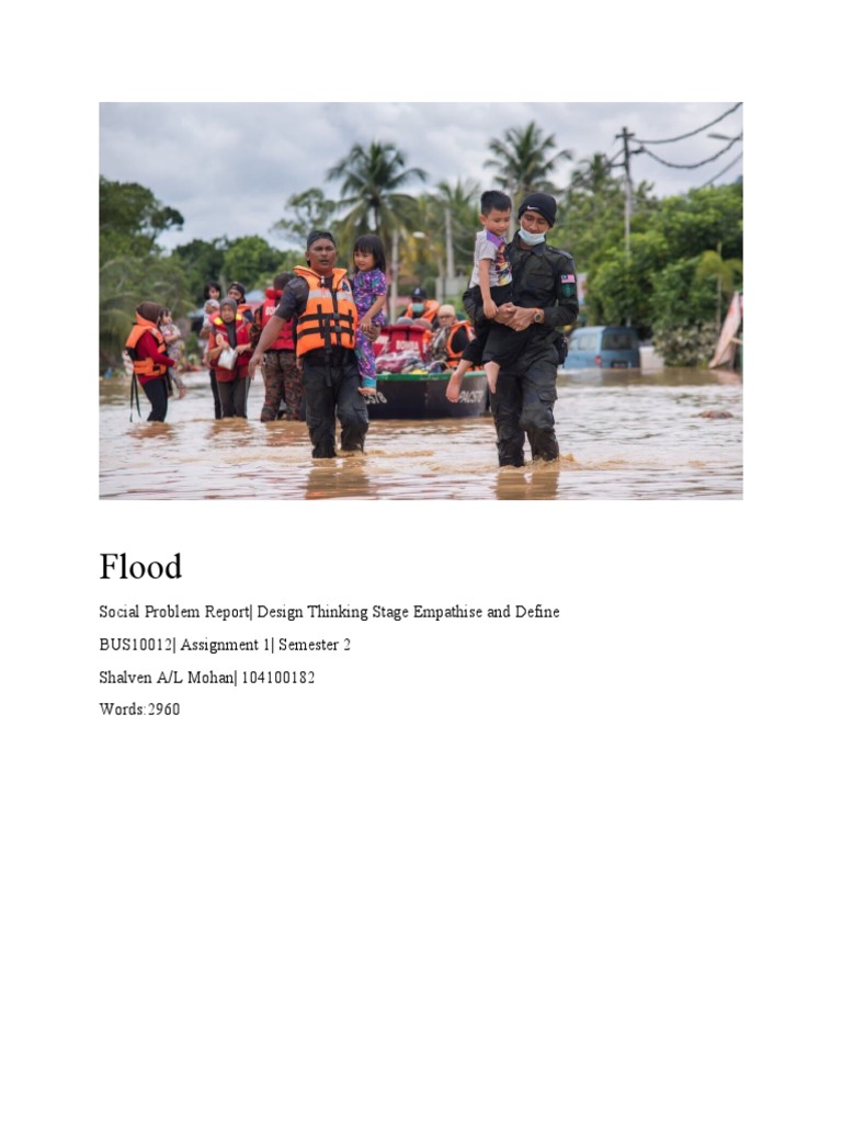 BUS10012 Assignment 1 | PDF | Flood | Empathy