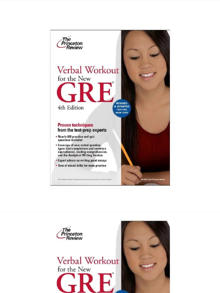 Verbal Workout For The New Gre 4nd Edition 1 50 Pdf