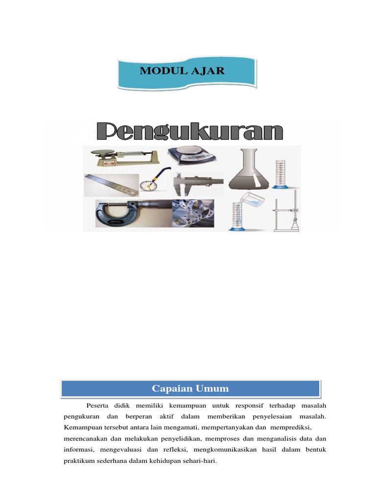Modul Pengukuran | PDF