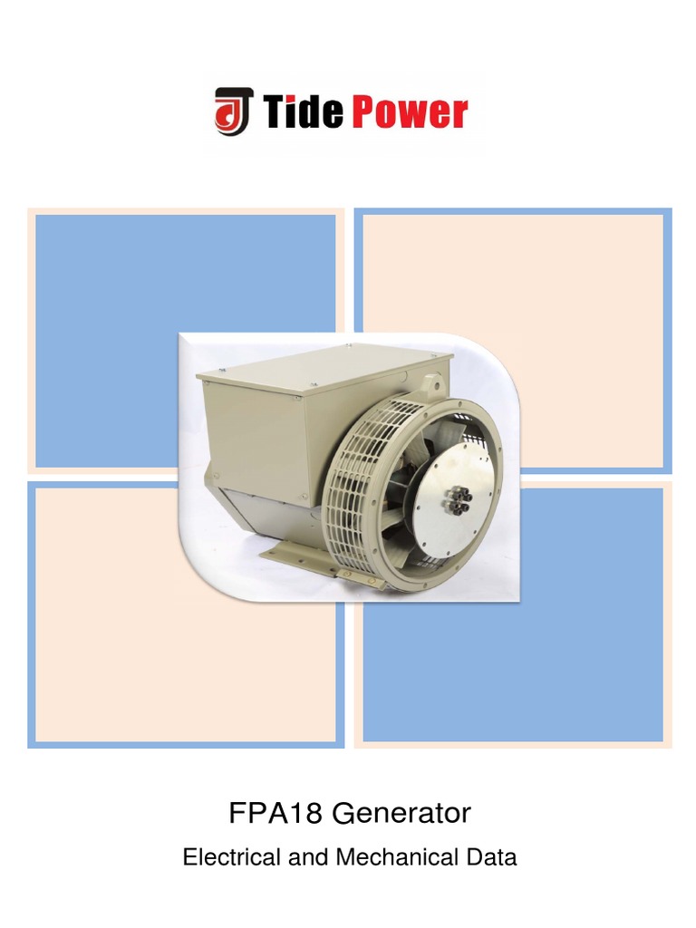 FPA18 Series Technical Data | PDF | Mains Electricity | Electric Generator