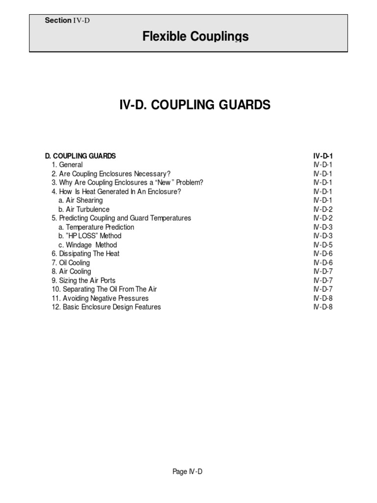 Coupling Guards | PDF