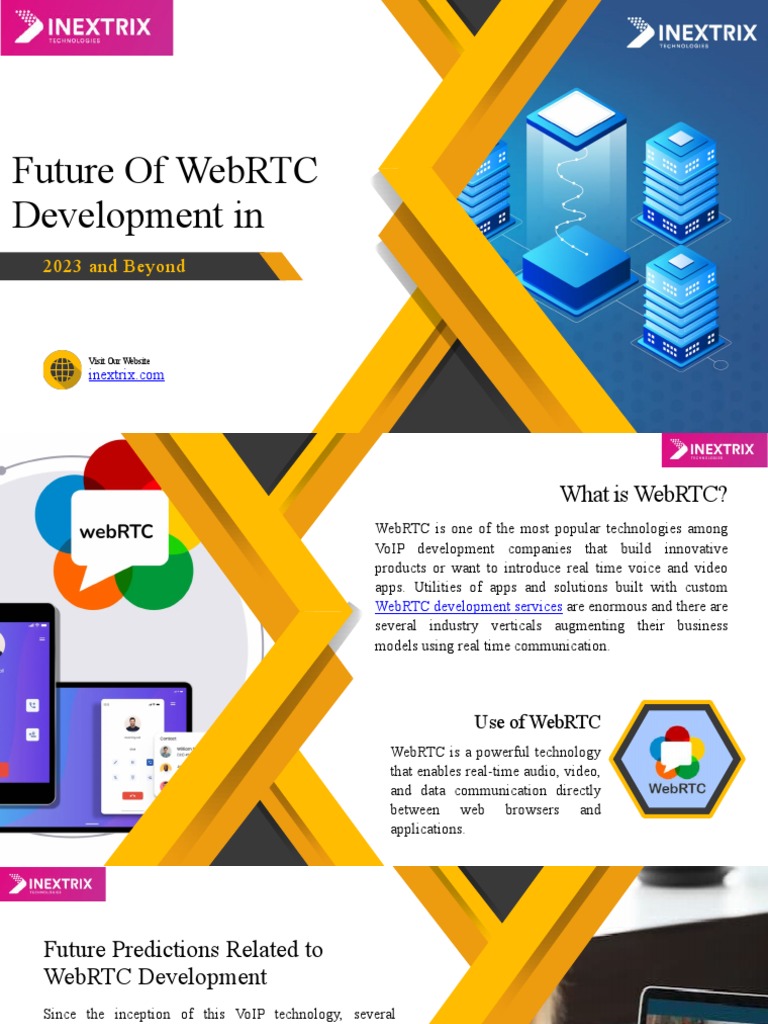 Future of WebRTC Development in 2023 and Beyond | PDF | Application Software | Voice Over Ip