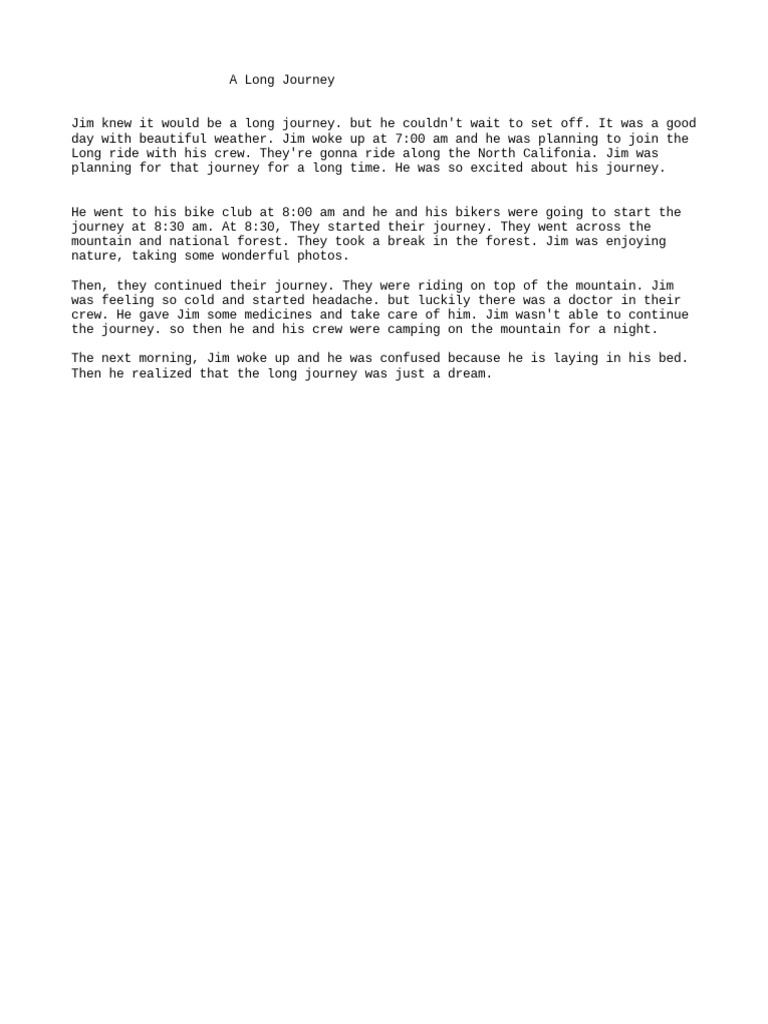 A Long Journey | PDF