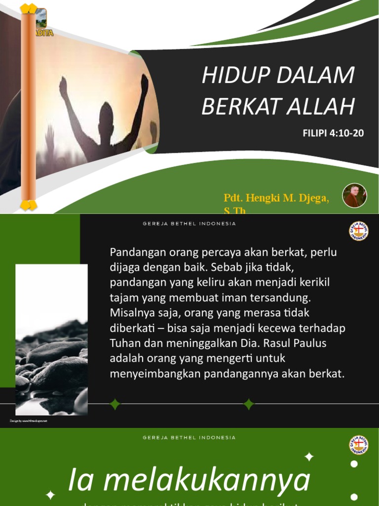 02 Hidup Dalam Berkat Allah | PDF | Pengembangan Diri | Kesehatan Holistik