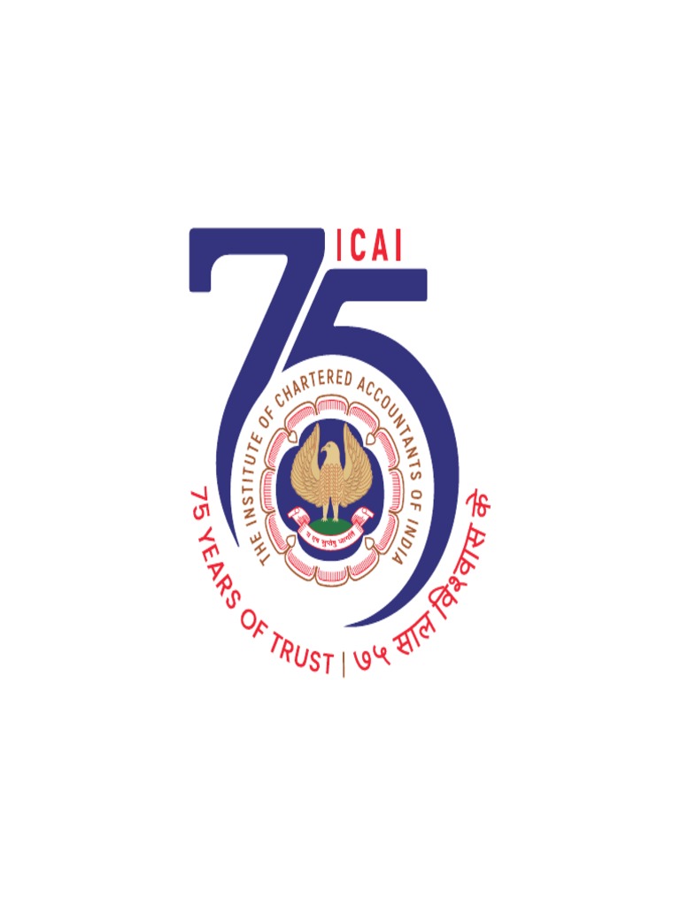 ICAI 75 Years Logo | PDF