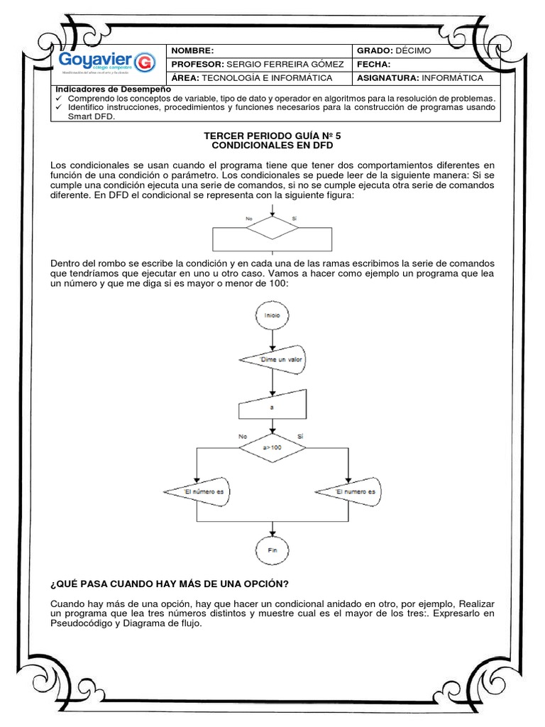 3.-guia-5-condicionales-en-dfd | PDF