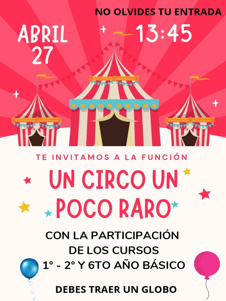 Entrada Circo | PDF