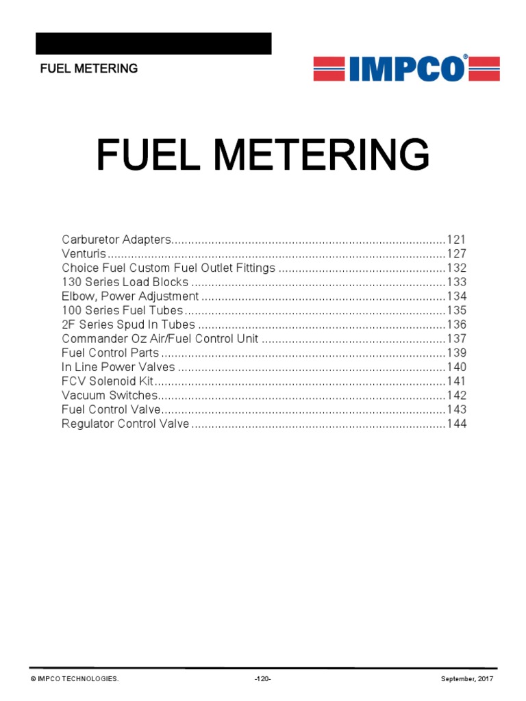 Fuel Metering | PDF