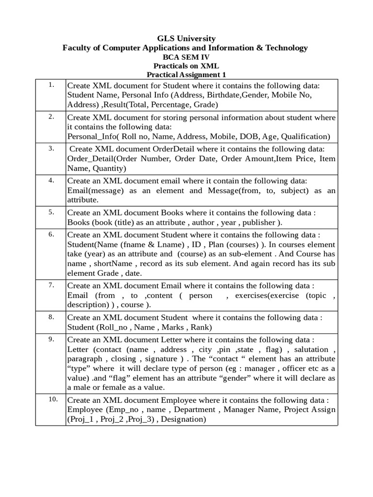 GLS University Faculty of Computer Applications and Information ...