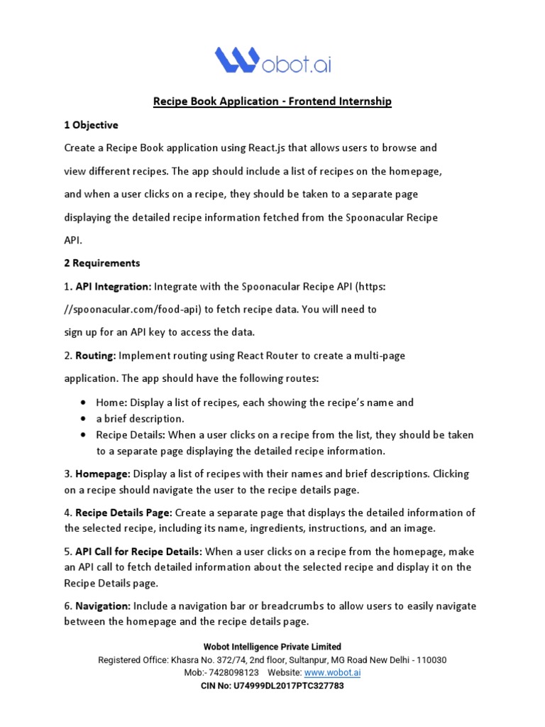 Task To Complete - Frontend Internship | PDF | Usability | User Interface