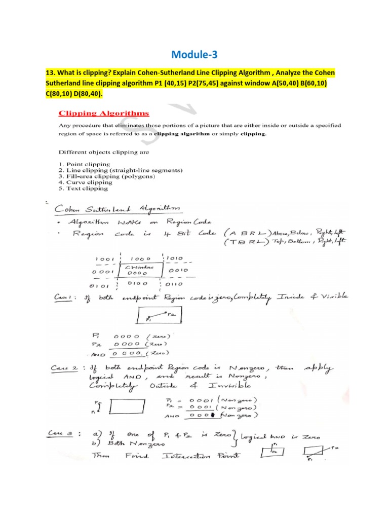MODULE3 | PDF | Rendering (Computer Graphics) | Multidimensional Signal Processing
