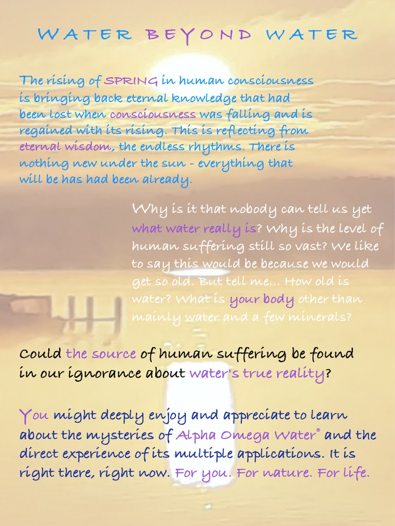 Water Beyond Water | PDF