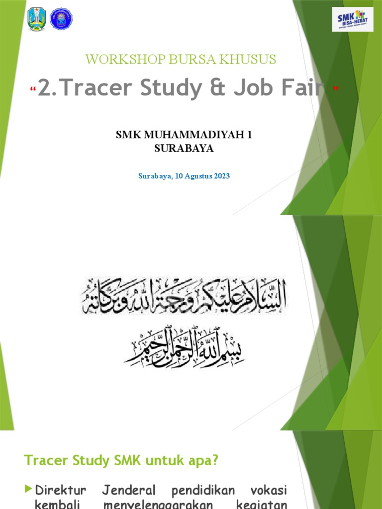 Tracer Study SMK Untuk Apa | PDF