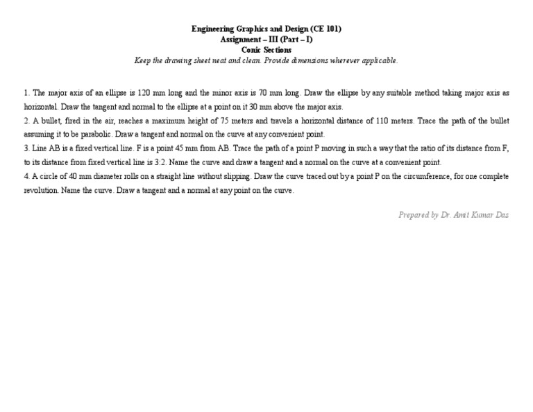 Assignment - III (Part I) (EG&D) | PDF