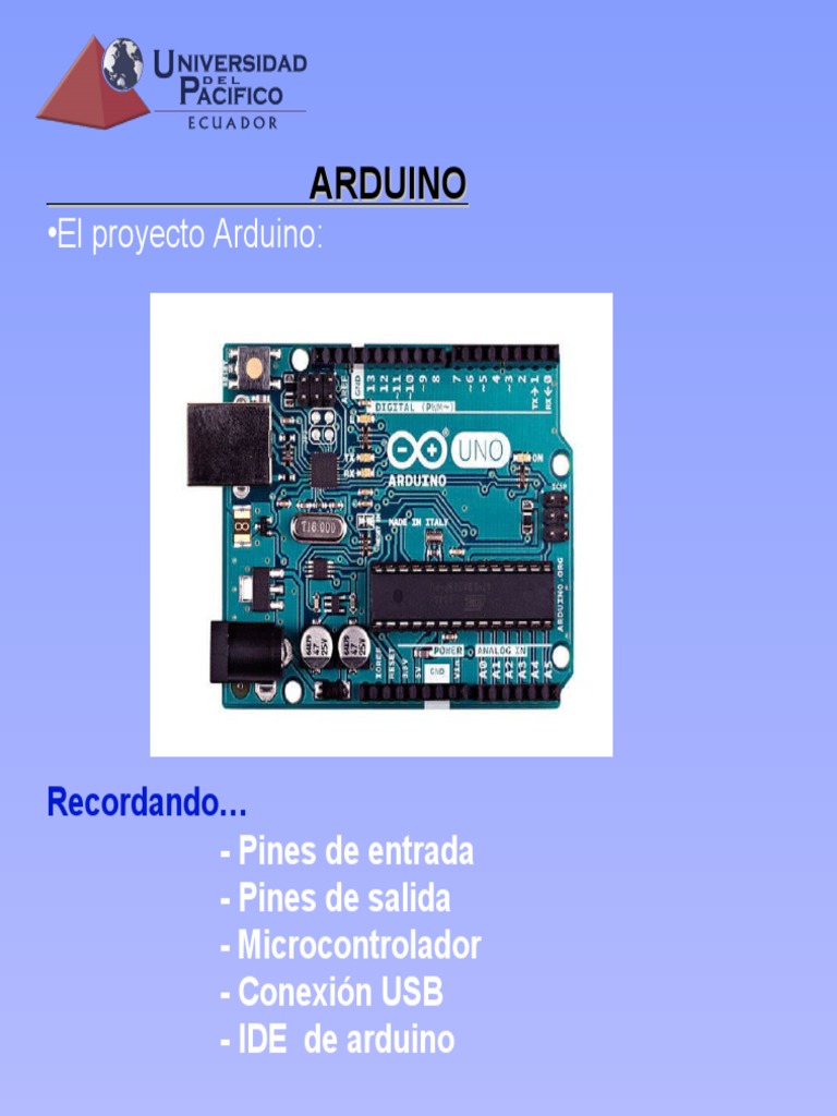 Arduino Ing Lopez | PDF | Arduino | Microcontrolador