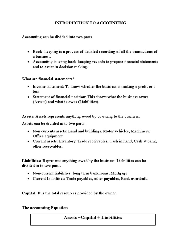 Introduction To Accounting | PDF | Debits And Credits | Banks