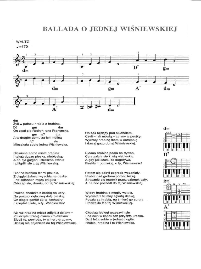 BALLADA O JEDNEJ WIŚNIEWSKIEJ | PDF