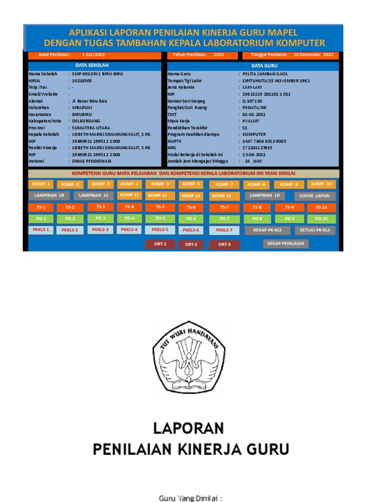 Original PKG GURU MAPEL DAN TUGAS TAMBAHAN-KEPALA LAB | PDF