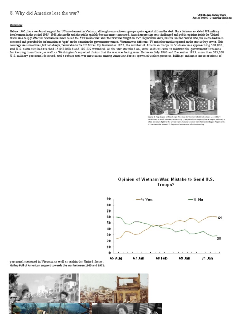 Why Did America Lose The War | PDF | Vietnam War | Viet Cong
