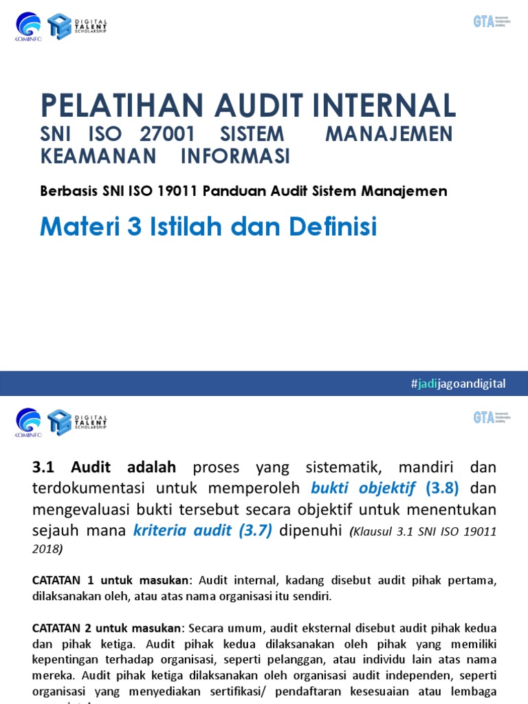 Materi 3 - Istilah Dan Definisi | PDF