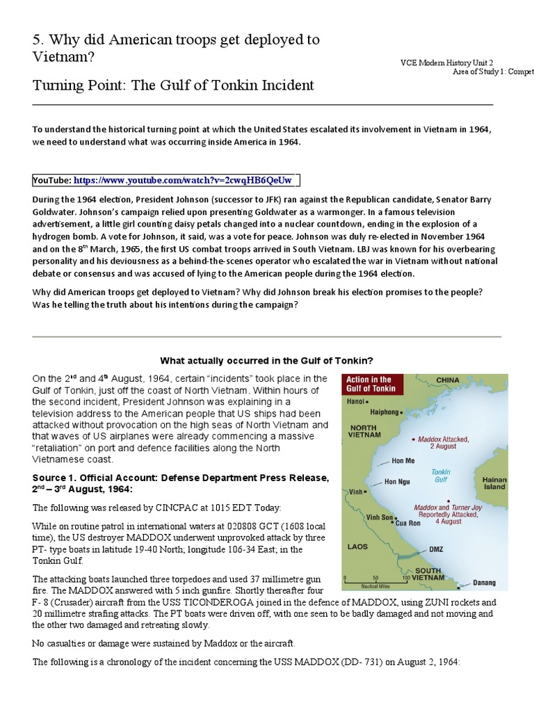 Gulf of Tonkin | PDF