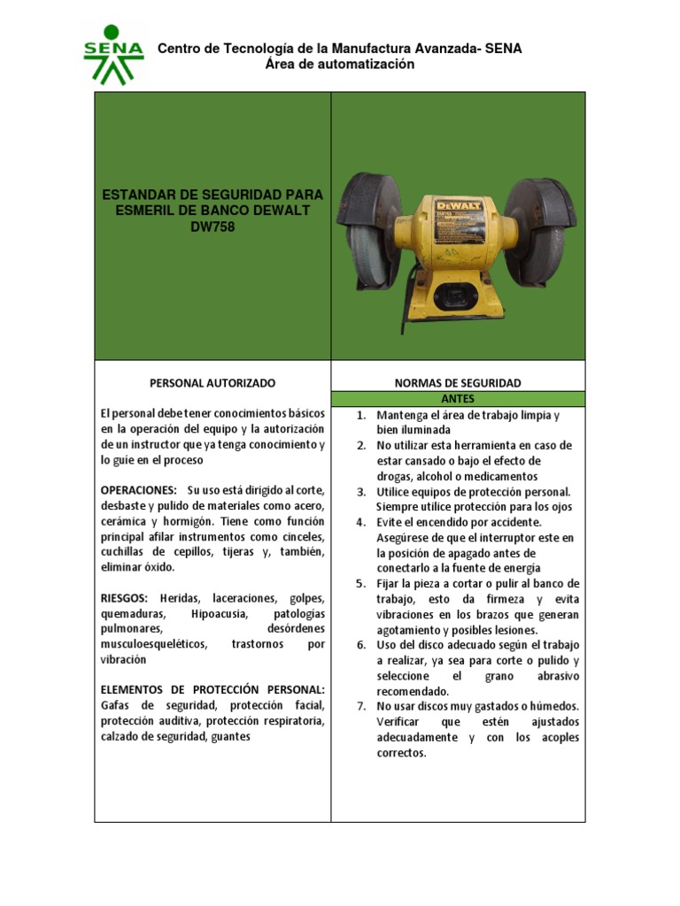Ficha Esmeril | PDF | Tecnología