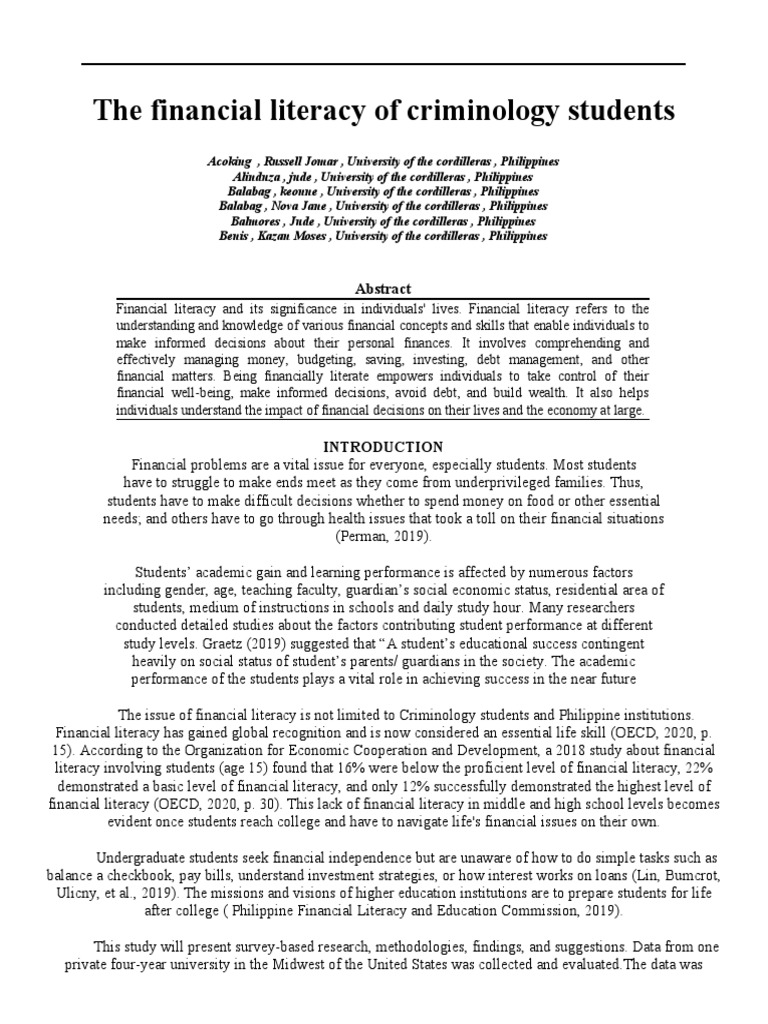 IMRad Template | PDF