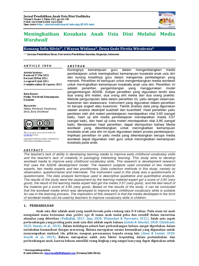 Adminpaud,+15 +JJPAUD+VOL+9 +NO+2+Komang+Sella+Silvia+261-269 | PDF