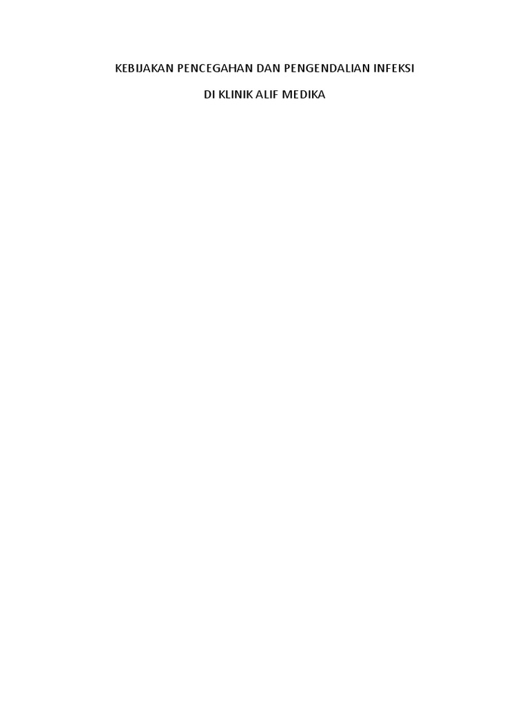 Kebijakan Ppi Fix | PDF | Kesehatan Holistik