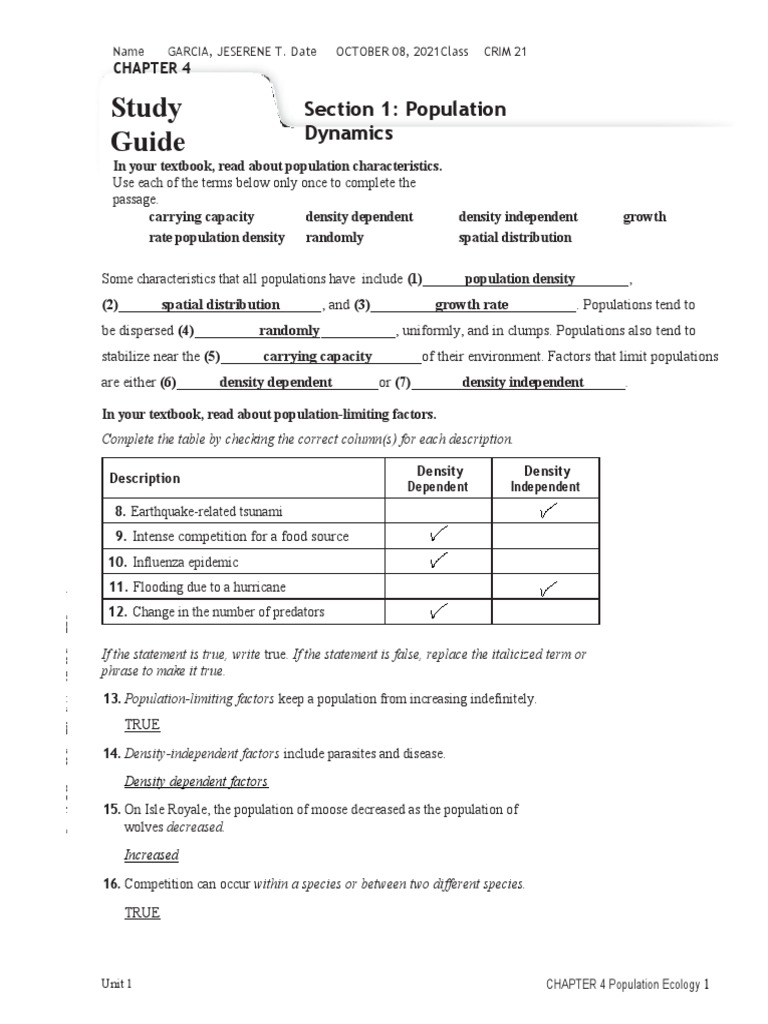 Ch.4-Study Guide | PDF